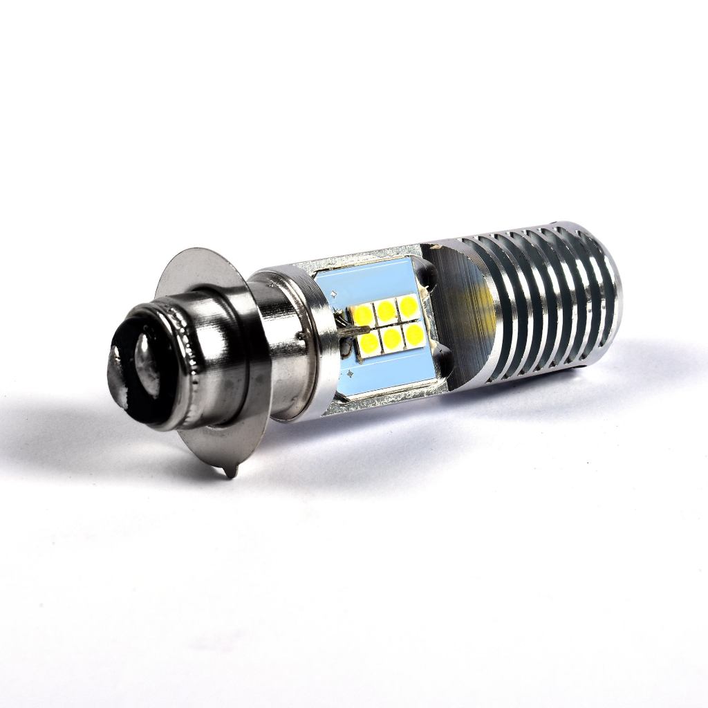 Jual Bohlam Lampu LED AC DC H6 12LED Bholam lampu led 12 mata 2sisi ...