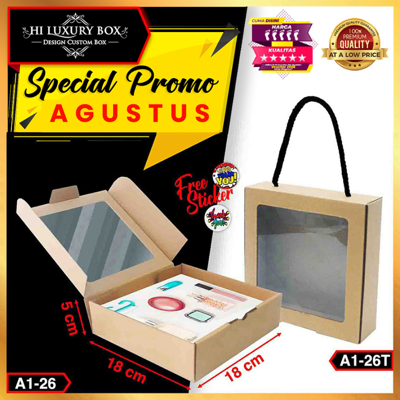 Jual Box Hampers Kraft - Kotak Kado - Gift Box - Dus Baju Hijab Coklat ...