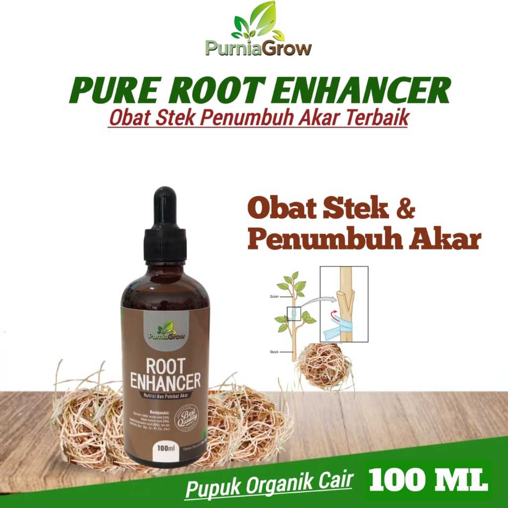 Jual Pure Root Enhancer Obat Nutrisi Untuk Perangsang & Pelebat Akar ...
