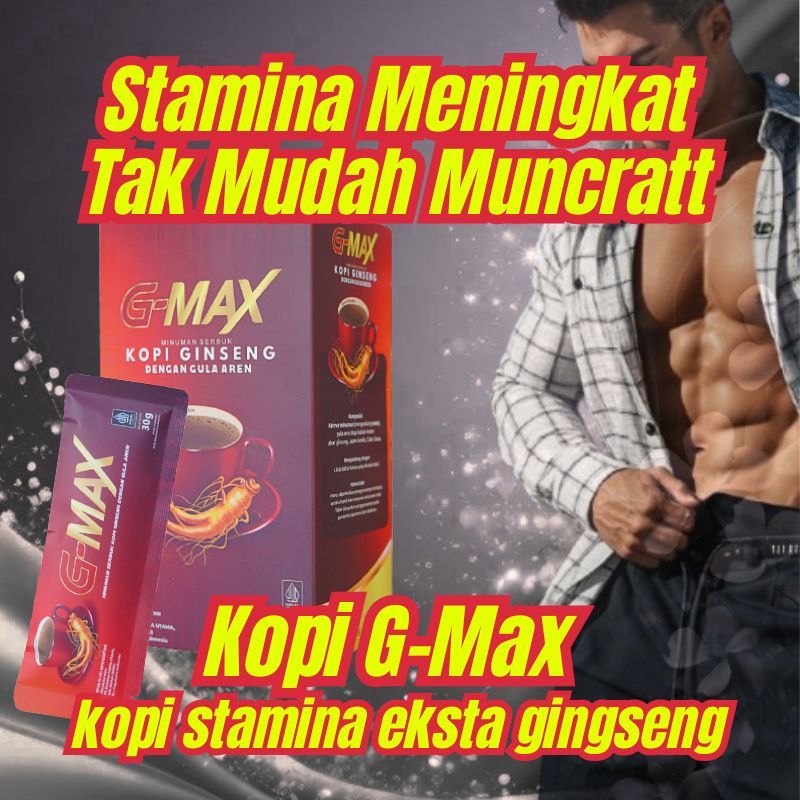 Jual KOPI G-MAX GMAX KOPI STAMINA PRIA TAHAN LAMA RASA GULA AREN KOPI GINGSENG MEMBERI KUAT ...