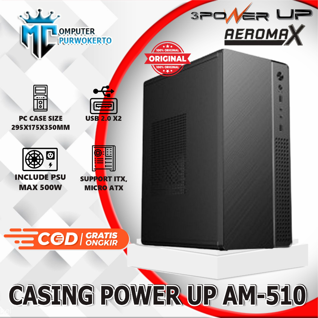 Jual Casing PC 3Power Up AEROMAX AM-510 / AM-511 / AM-550 / AM-610 ...