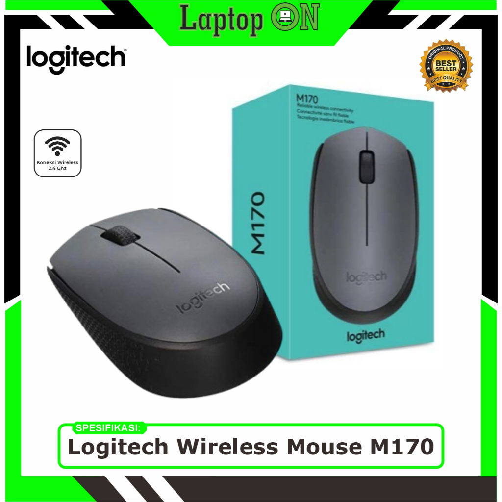Jual Logitech Wireless Mouse M170 / Logitech M170 Mouse Wireless untuk ...