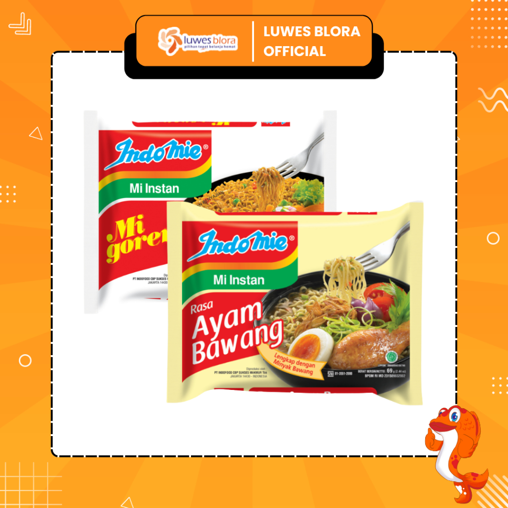 Jual Indomie Mie Goreng & Indomie Ayam Bawang 85g | Shopee Indonesia