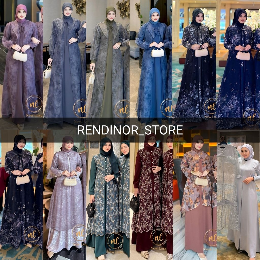 Jual ZEZA NAMIRA QUENZA SHELLA KANAYA SAMIRA SET 2IN1 (GAMIS dan OUTER ...