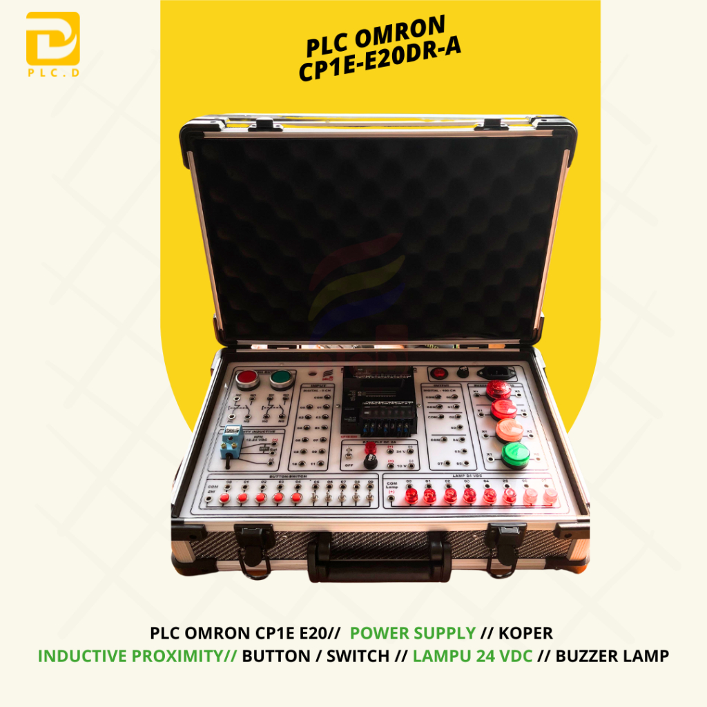 Jual PLC Omron CP1E-E20DR-A Training Kit | Shopee Indonesia