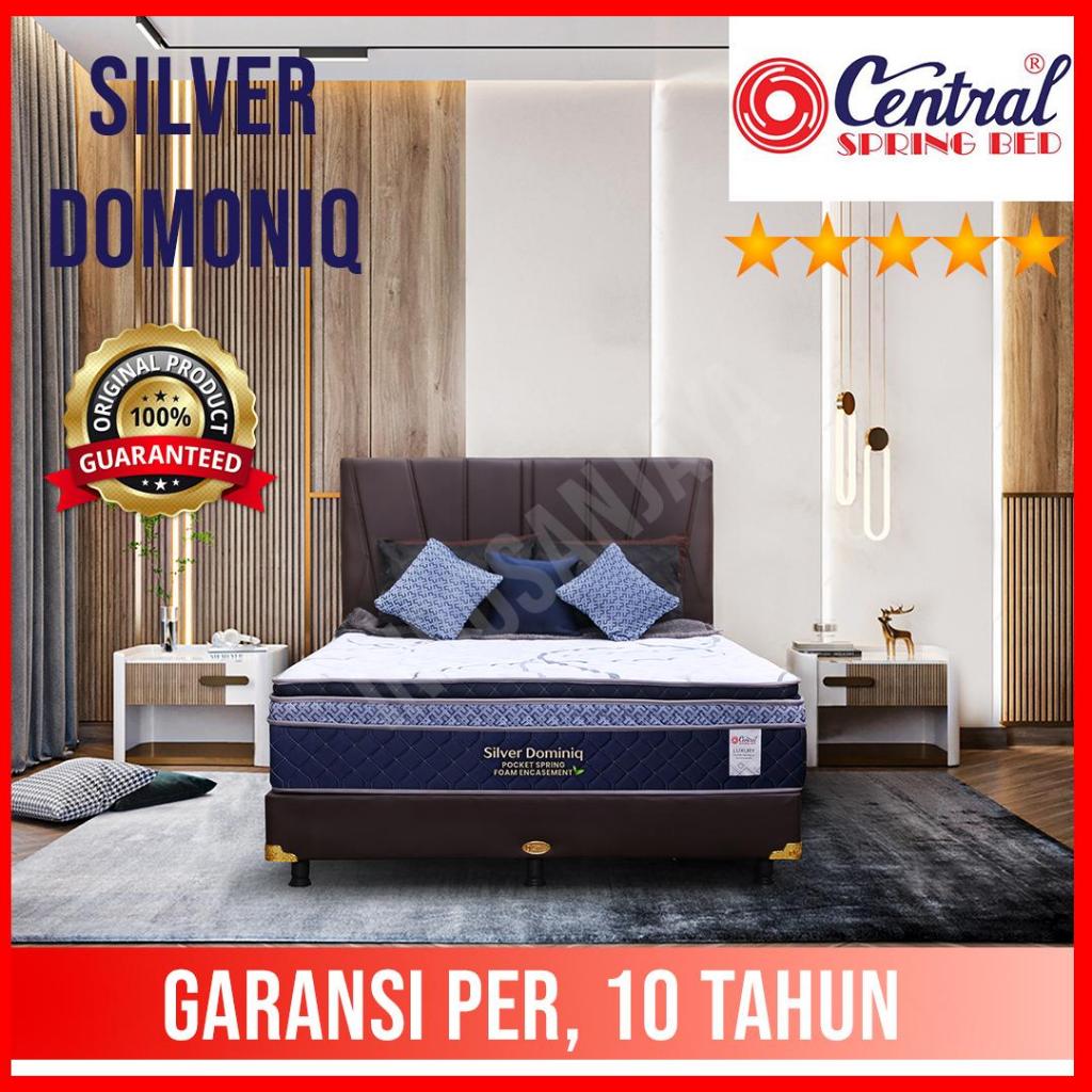 Jual Kasur Spring Bed Matras Springbed CENTRAL SILVER DOMINIQ POCKET ...