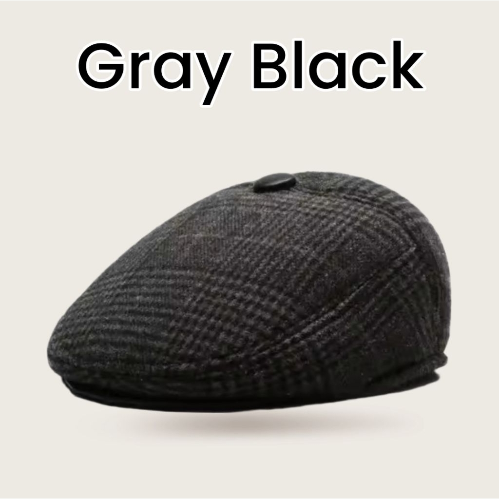 Jual Topi Pak Tinosidin Topi Baret Motif Kancing Import | Shopee Indonesia