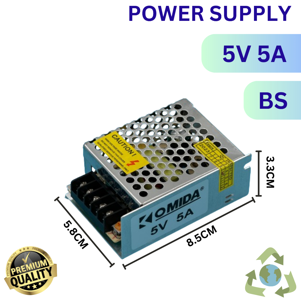 Jual Power Supply Switching PSU 5V 5A / 5V 10A Jaring High Quality ...