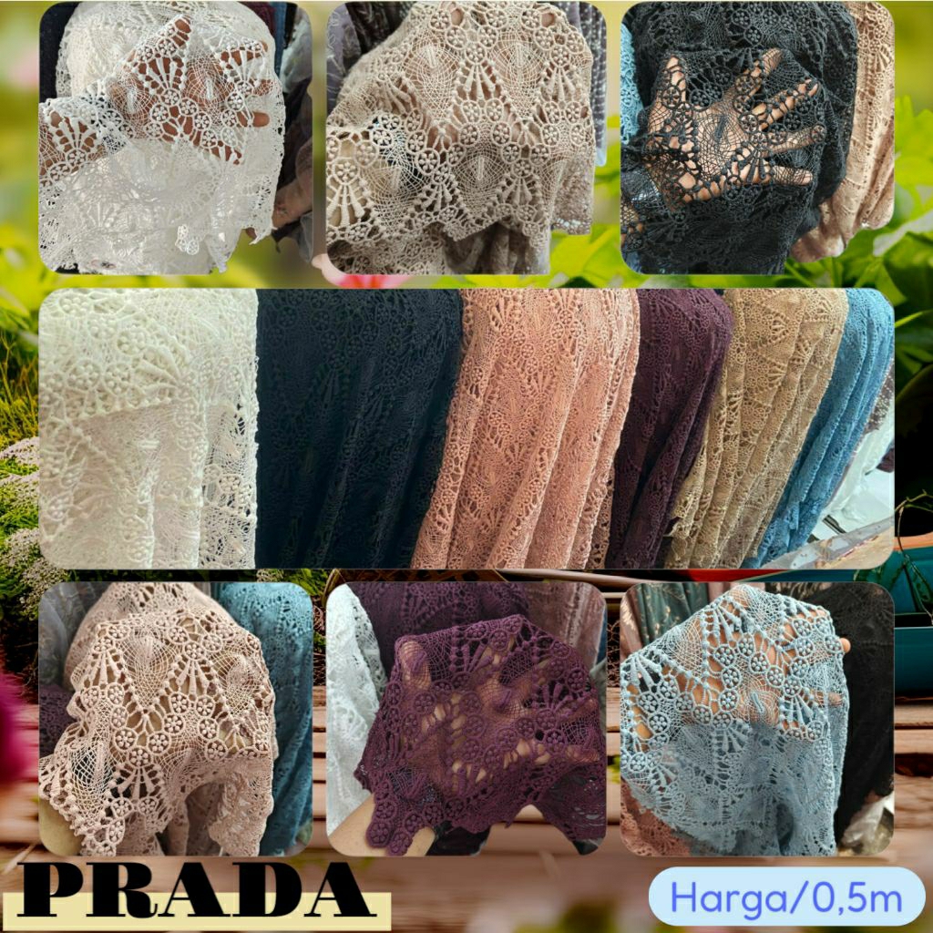 Jual KAIN PRADA PREMIUM - KAIN BORKAT PRADA PREMIUM - KAIN OUTER - KAIN ...