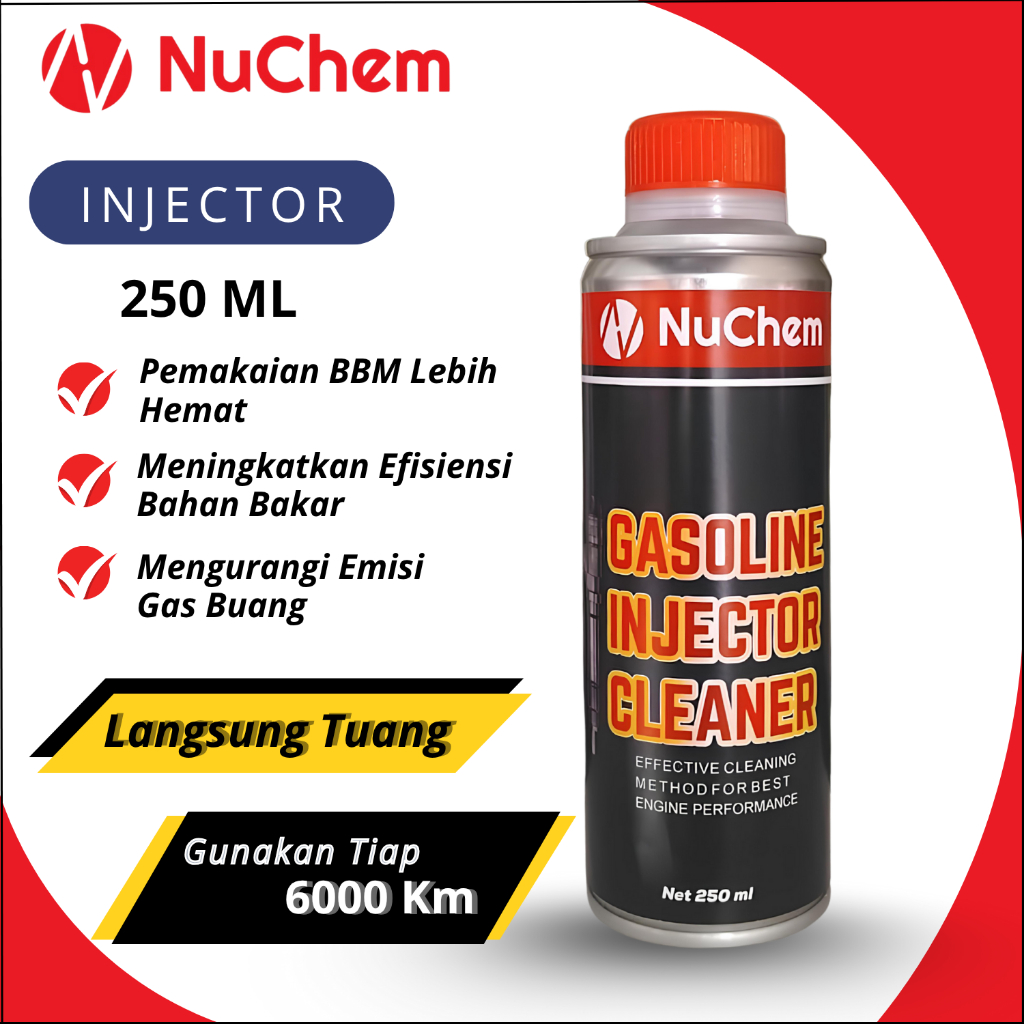 Jual Injector Cleaner NuChem 250 ML Pembersih Injeksi Mobil Injektor ...