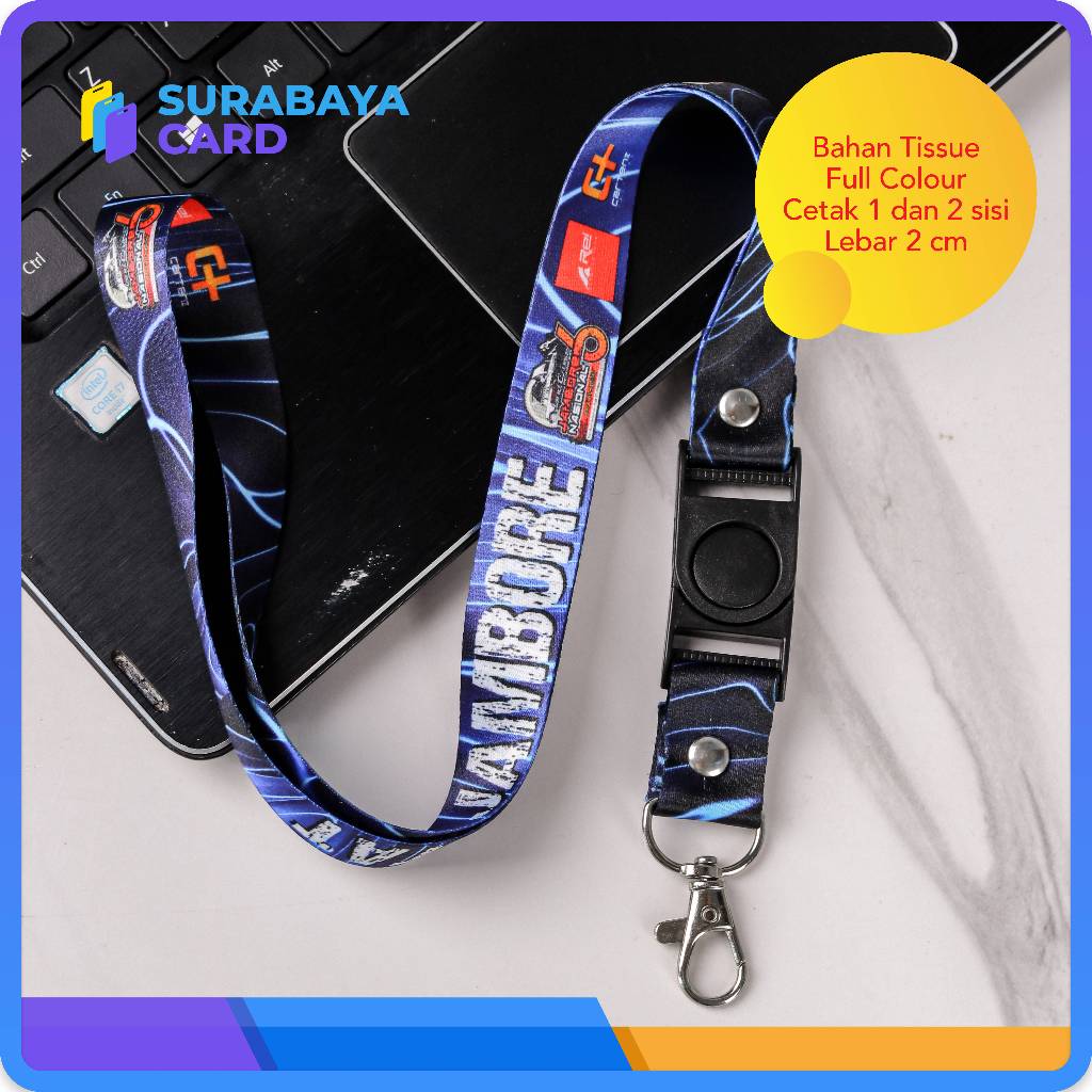 Jual TALI LANYARD CUSTOM FULL PRINTING SUBLIM 2CM KUALITAS PREMIUM ...