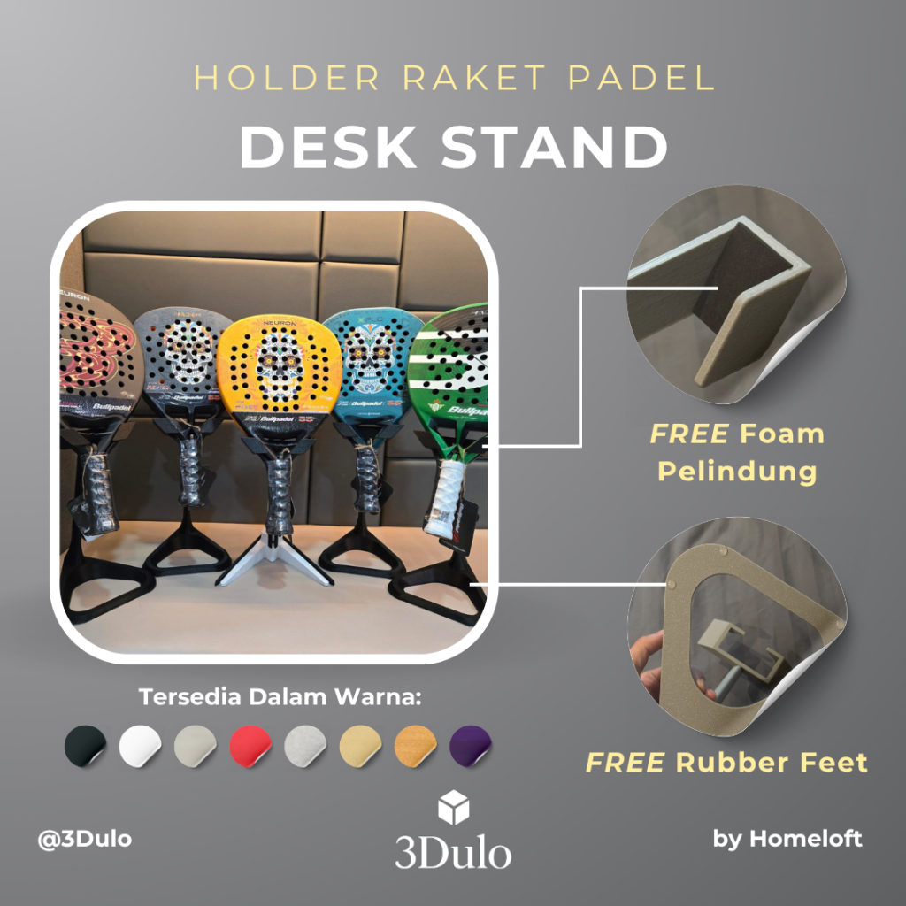 Jual PADEL - Racket Padel Holder Desk Stand Tempat Holder Raket Padel ...