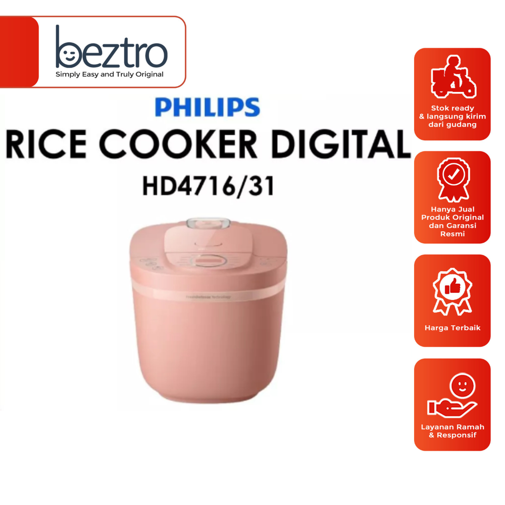 Jual Philips Rice Cooker Digital HD 4716 /31 – Magic Com Digital 1.8 ...
