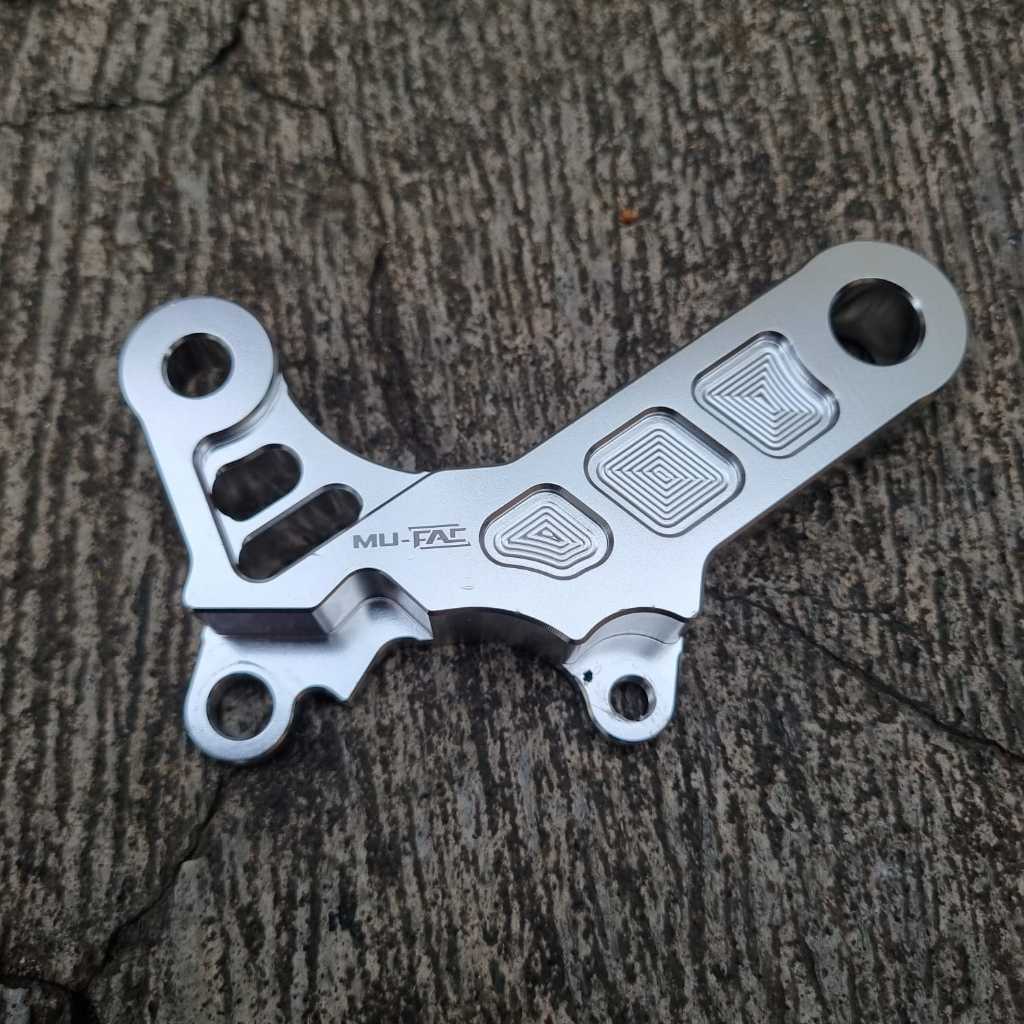 Jual Breket / Bracket Cnc plus kaliper 2P Nissin Samurai Rem belakang Ninja R/ss disc 220 mm ...