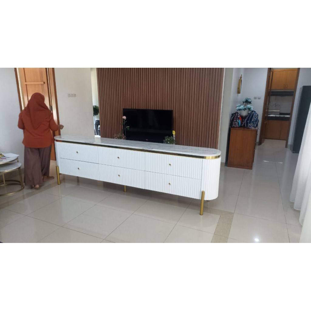 Jual buffet 2 meter buffet credenza buffet modern buffet mewah top ...