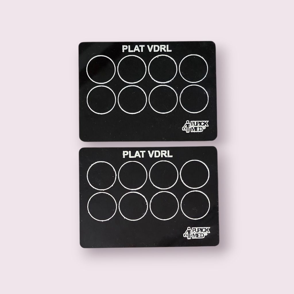 Jual Plat VDRL 8 Lubang / Plat Latex VDRL 8 Lubang | Shopee Indonesia