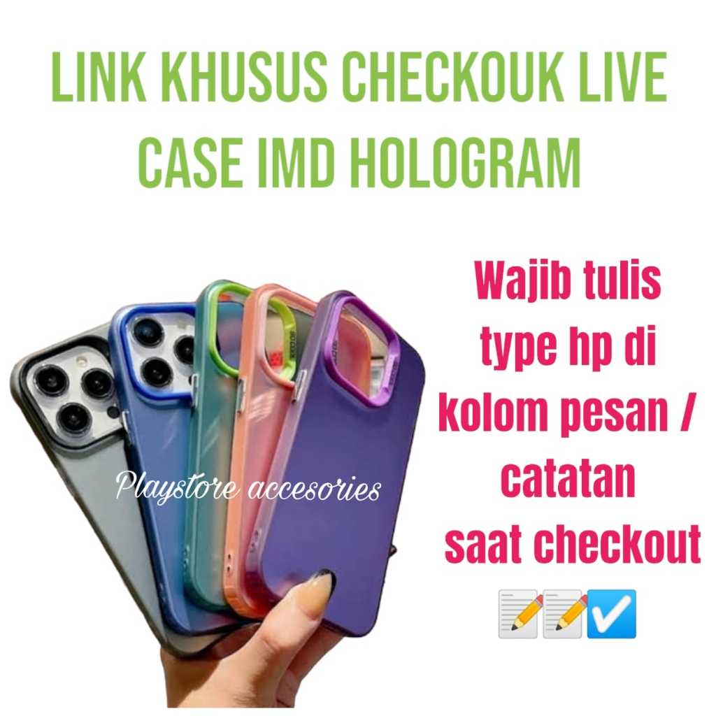 Jual ( GROSIR MINIMAL BELANJA 5 PC ) LINK LIVE CASE HYBRID IMD PLATE ...