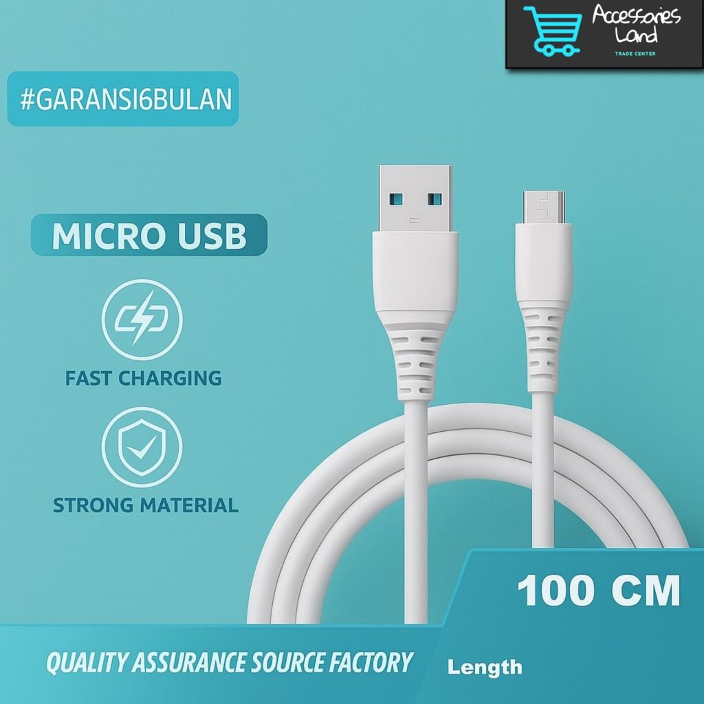 Jual Kabel Data Fast Charging 6A Micro USB Android | GARANSI 1 TAHUN ...