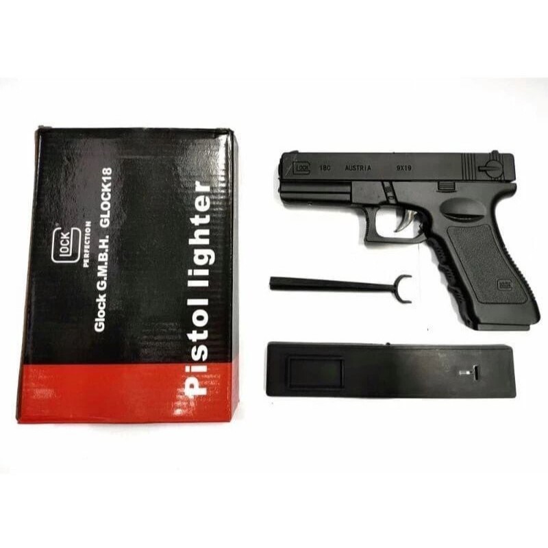 Jual Korek Api Pistol G18 Korek Bara unik LIGHTER | Shopee Indonesia