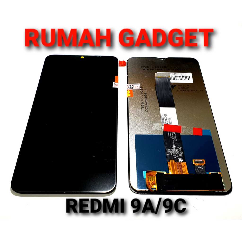 Jual LCD REDMI 9A/REDMI 9C/REDMI 9I/REDMI 10A/POCO C3/POCO C3I BLACK ...