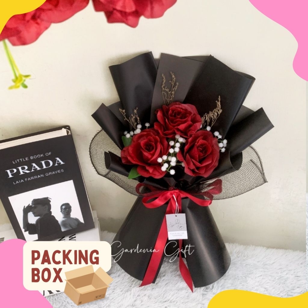 Jual [READY] Buket Bunga Mawar Artificial Elegan | Buket Medan Langkat ...