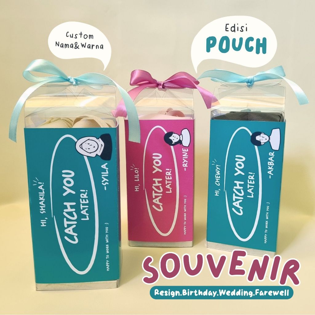 Jual Souvenir Pouch Resign Wedding Birthday | Souvenir Gift Unik ...