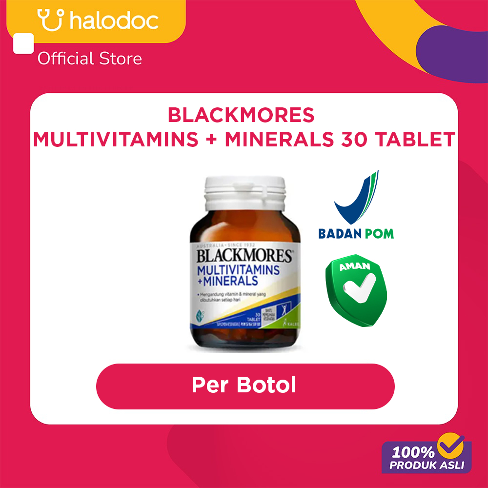 Jual Blackmores Multivitamins + Minerals 30 Tablet | Shopee Indonesia