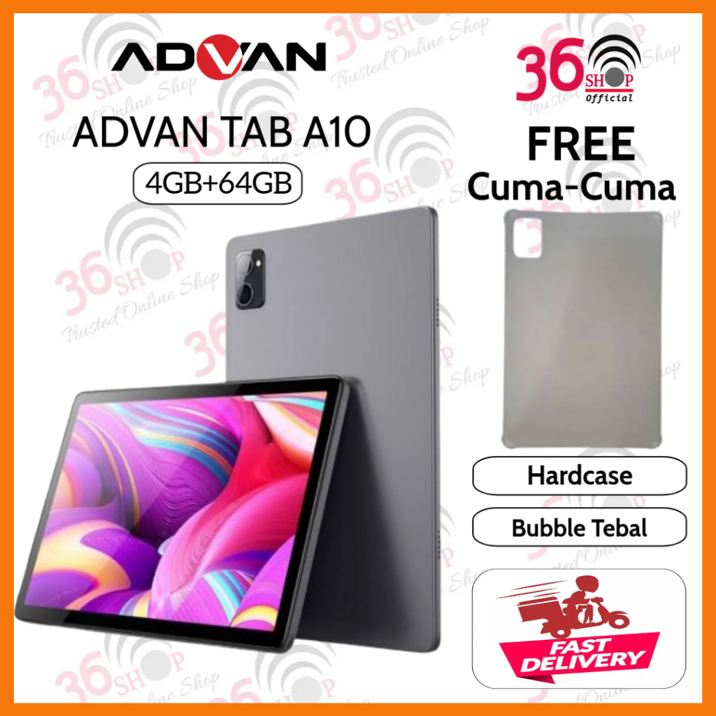 Jual Advan Tab A10 4/64GB 10.1" Inch Grey Wifi Only Tablet Garansi ...
