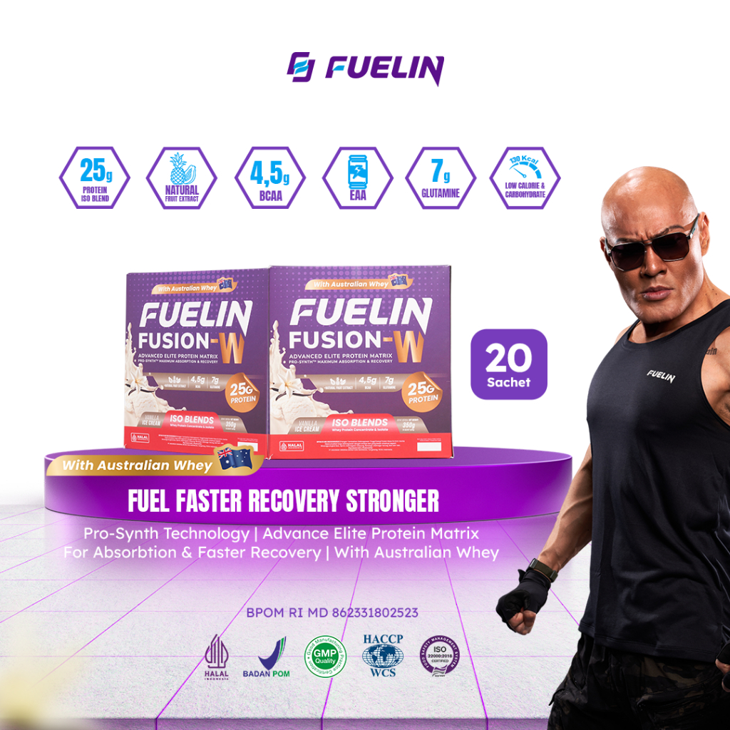 Jual FUELIN Official - Bundling 2 Box Fusion W ISO BLENDS ( Whey Protein & Isolate ) Susu ...