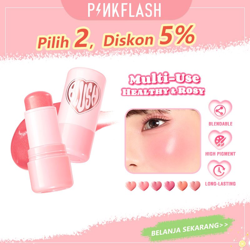 Jual PINKFLASH Multi-Use Moisturizing Watery Blush StickBeginner ...