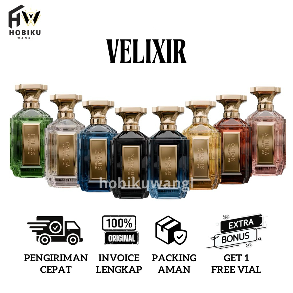 Jual [READY FREE VIAL] Velixir Icarus | Adonis | Galatea | Helios ...
