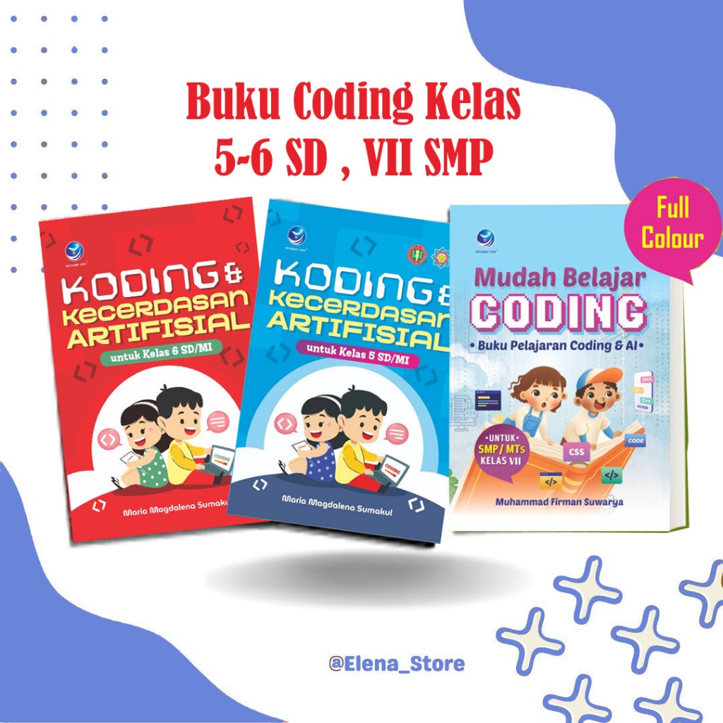 Jual Buku Mudah Belajar Coding - Buku Pelajaran Koding dan Kecerdasan Artificial Intelligence ...