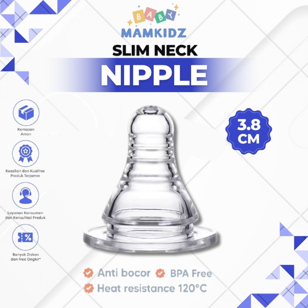 Jual Dot Bayi Botol Susu 3.8cm Pigeon Standard Peristaltic Puting ...