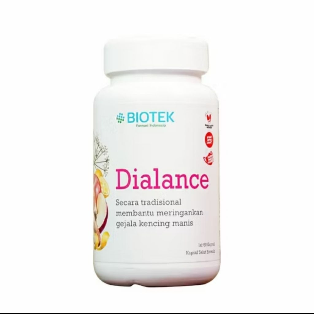 Jual BIOTEK FARMASI DIALANCE SUPLEMEN DIABETES 60 KAPSUL MEMBANTU ...