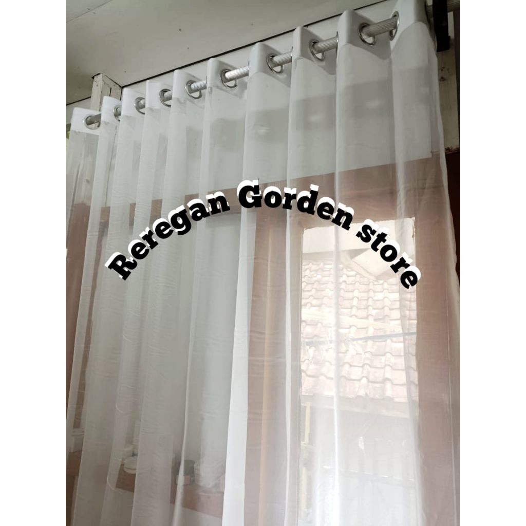 Jual pitrase ring smokring terbaru bahan vitrase/daleman gorden/tipis ...