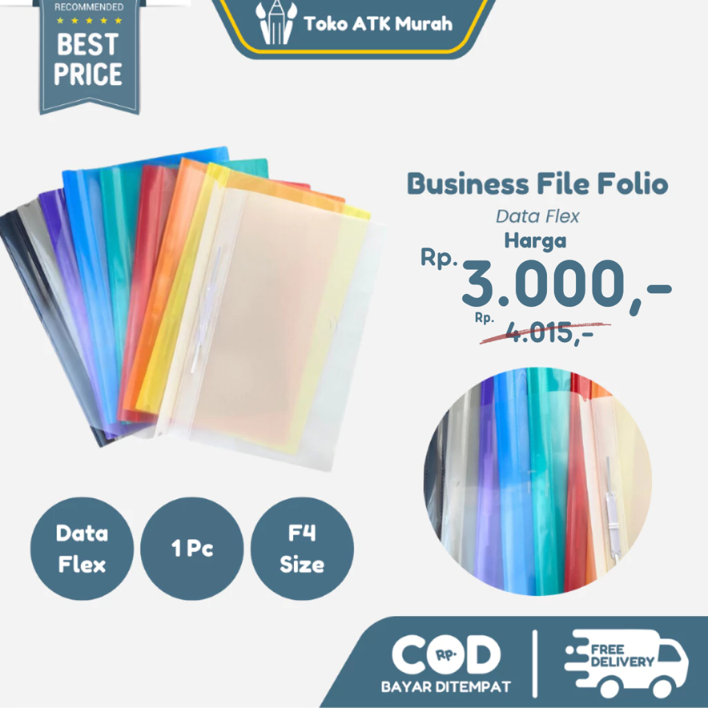 Jual Dokumen Plastik Business File Folio F4 - Satuan | Shopee Indonesia