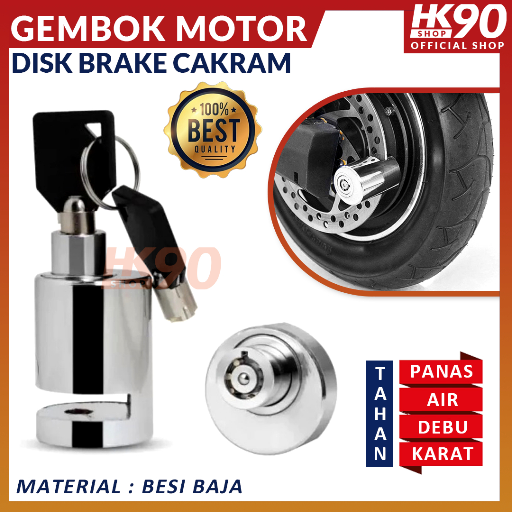 Jual Original Gembok Sepeda Motor Cakram MOTOLOCK BESI Disk Brake Lock ...