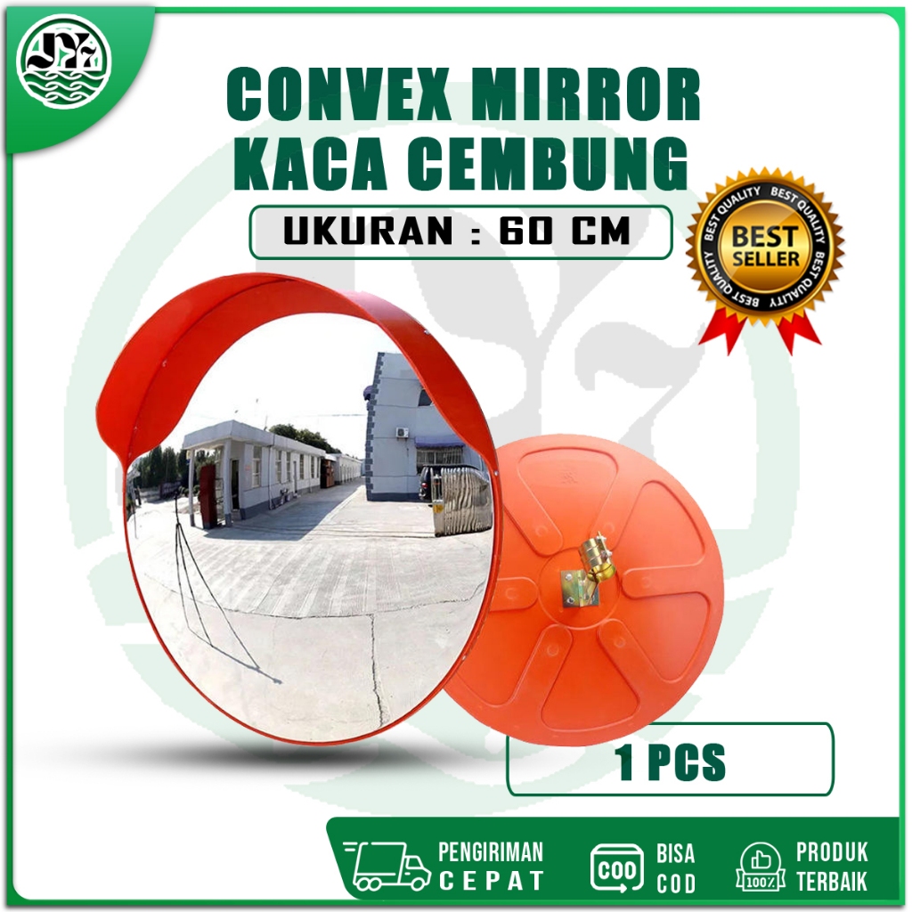 Jual CONVEX MIRROR 60 CM KACA CEMBUNG SAFETY JALAN TIKUNGAN OUTDOOR ...