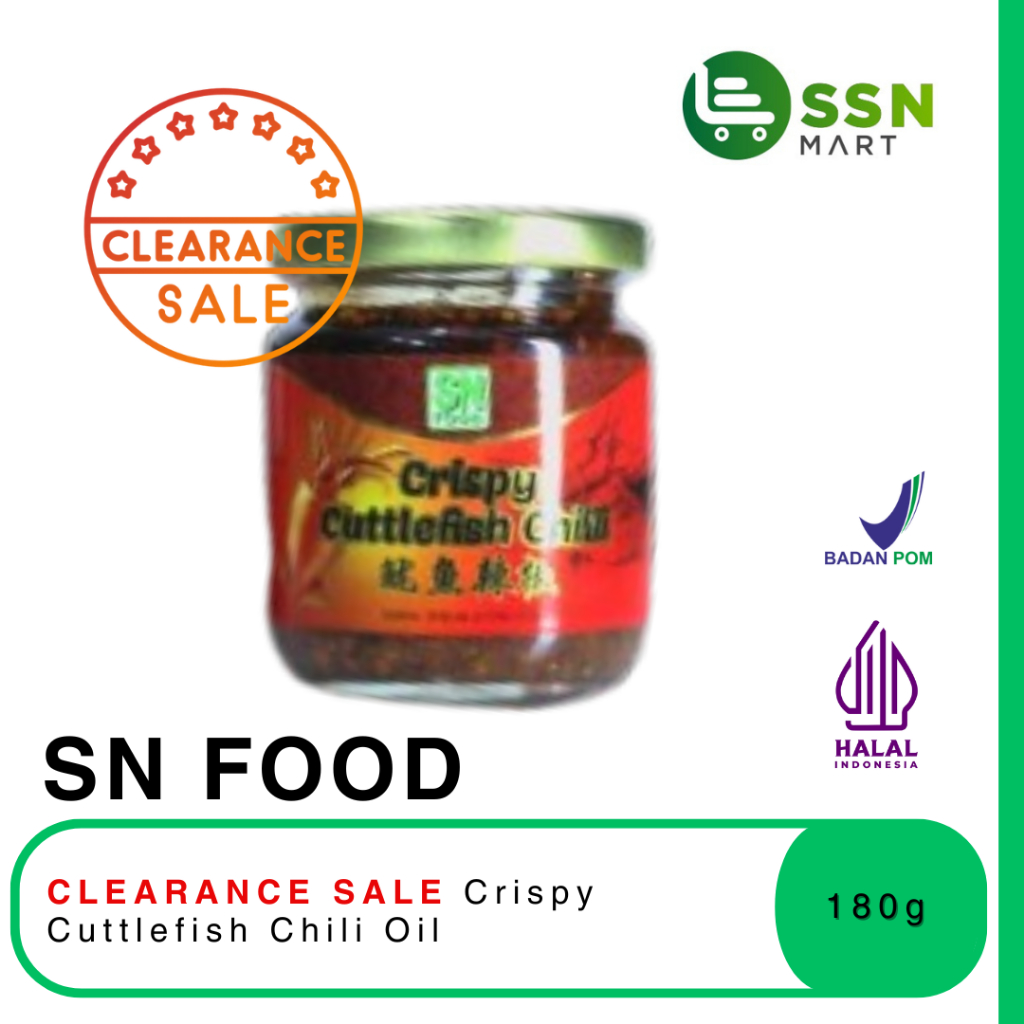 Jual CLEARANCE SALE SN Food Crispy CUTTLEFISH Chili 180g | Shopee Indonesia