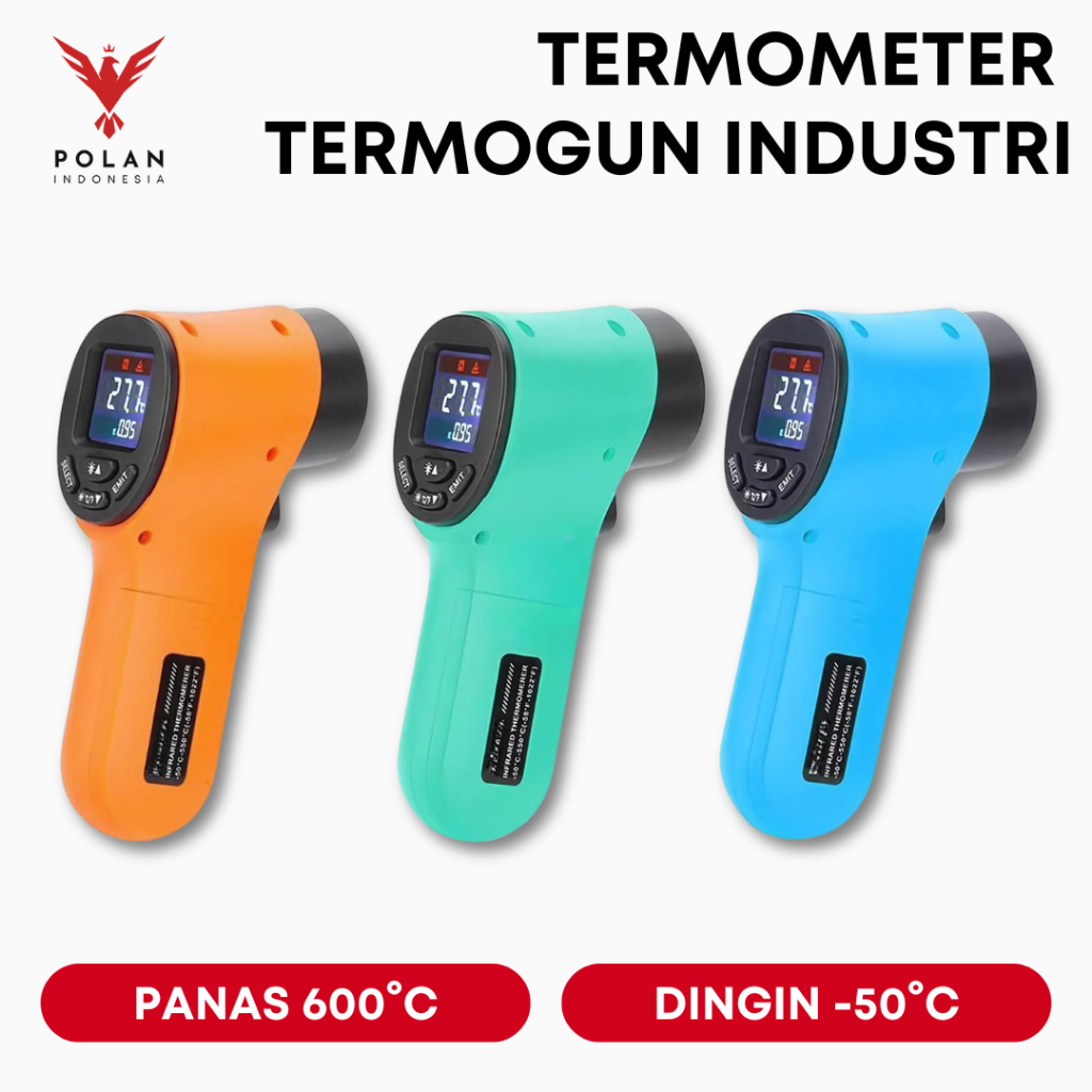 Jual TERMOMETER INDUSTRI HW550 TERMOGUN BENDA INDUSTRIAL INFRARED ...