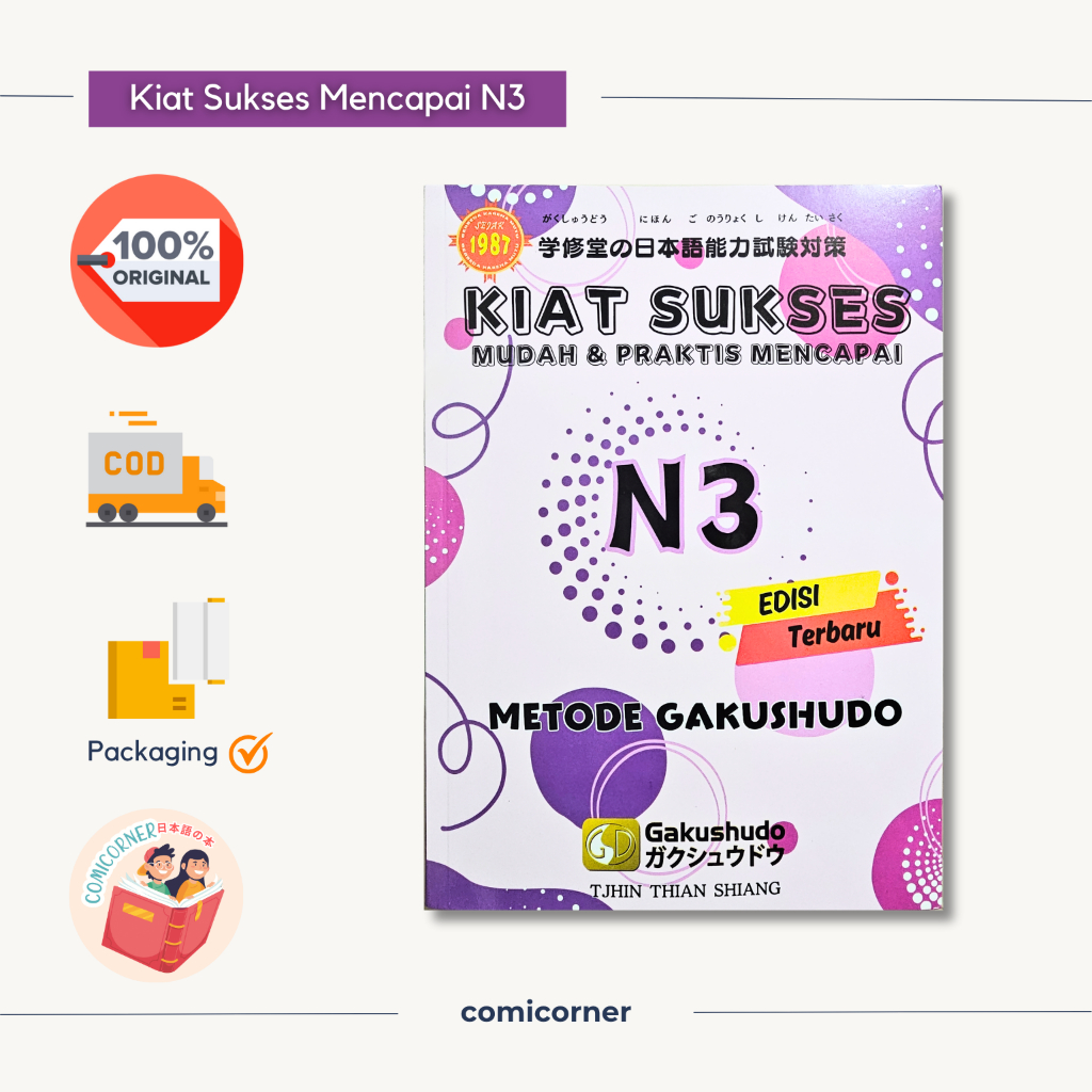 Jual [ORI] Kiat Sukses Mudah dan Praktis Mencapai N3 Edisi Terbaru ...