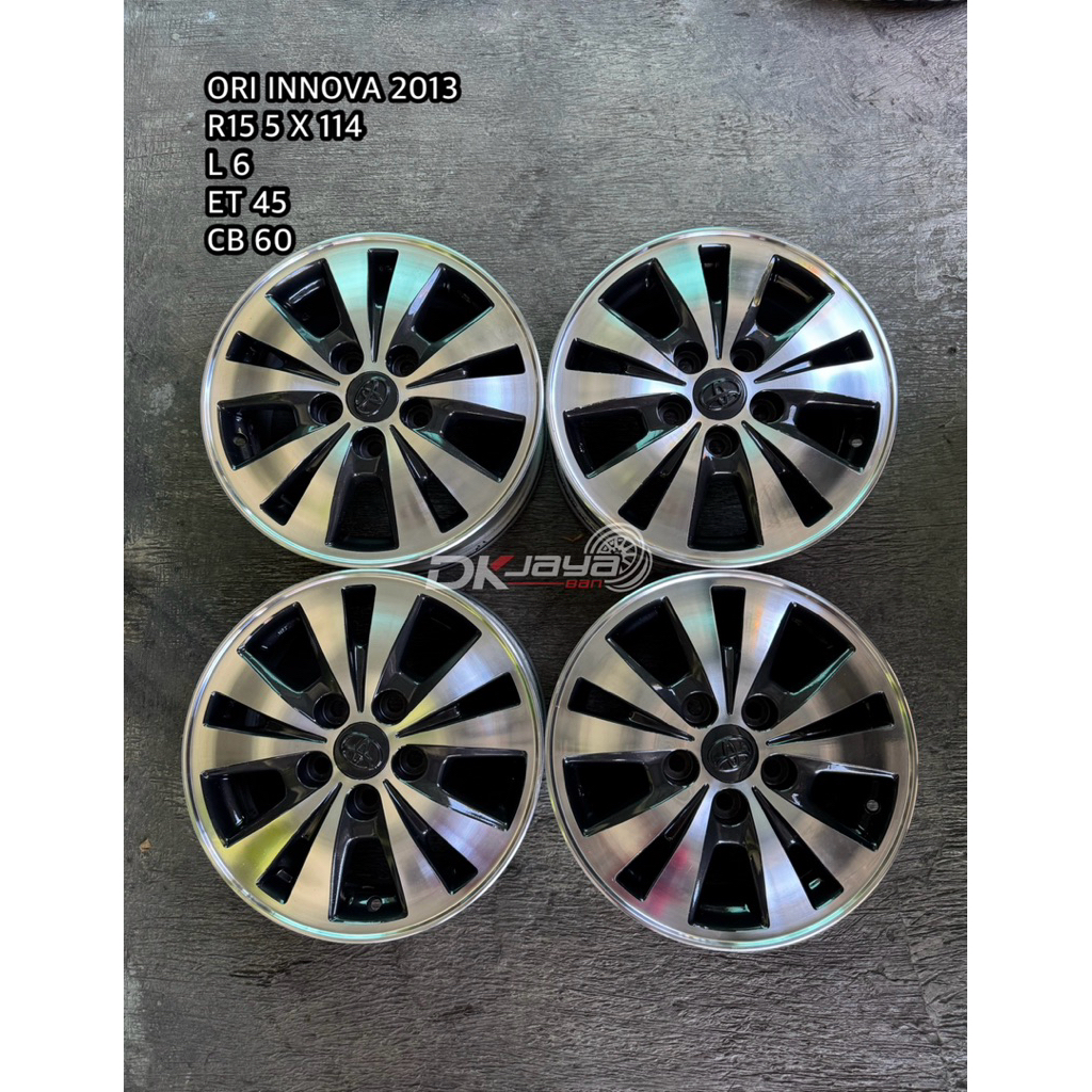 Jual VELG ORI INNOVA R15 5x114 (HARGA UNTUK 4PCS VELG) | Shopee Indonesia