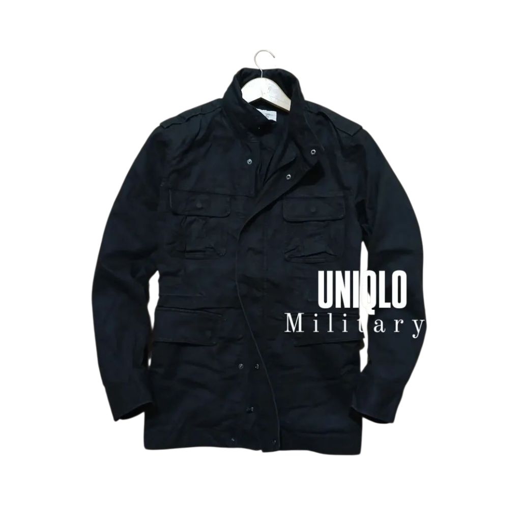 Jual Jaket military/army UNIQLO keren kanvas tebal second murah ...