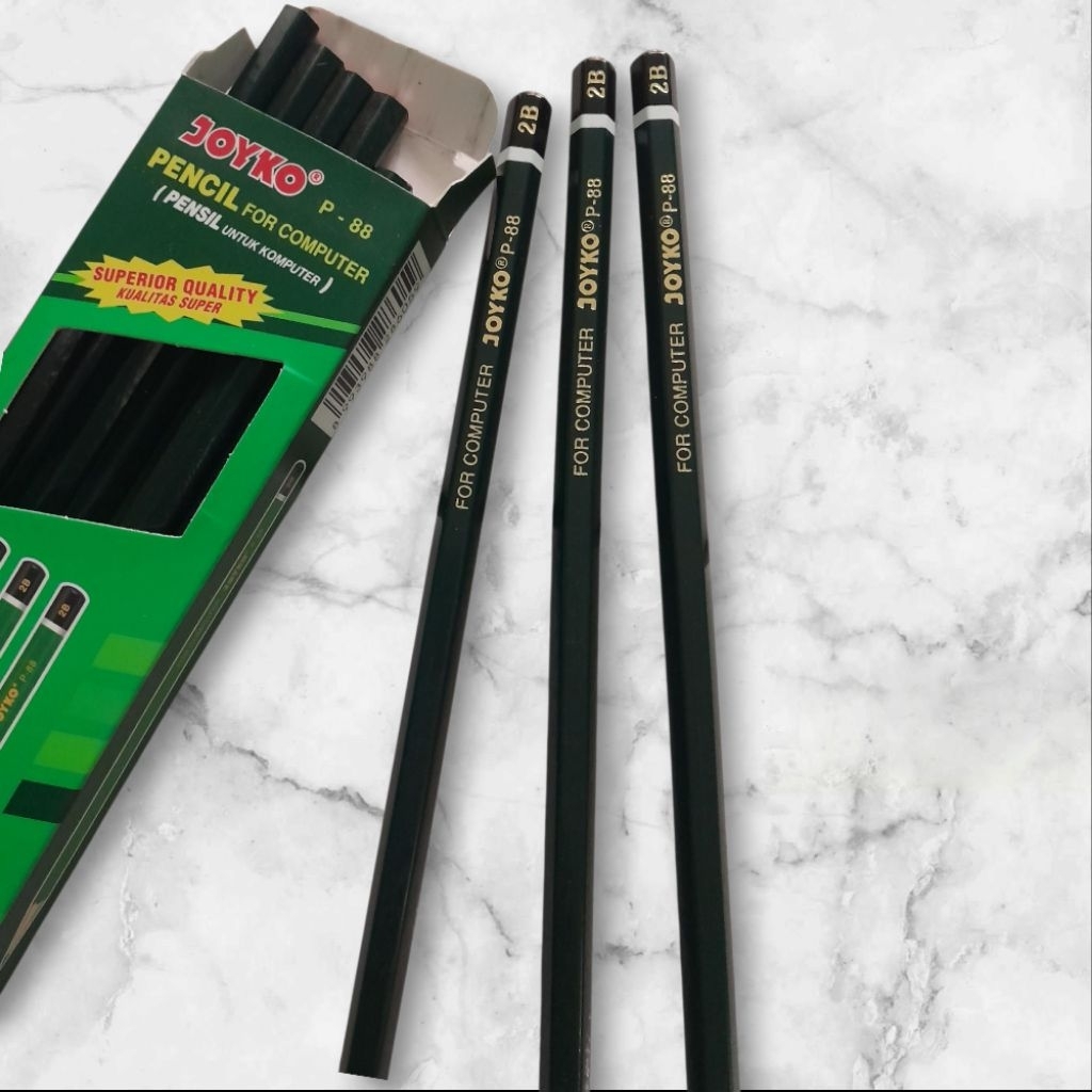 Jual pensil 2B merk joyko p 88 1 pak isi 12 pcs | Shopee Indonesia
