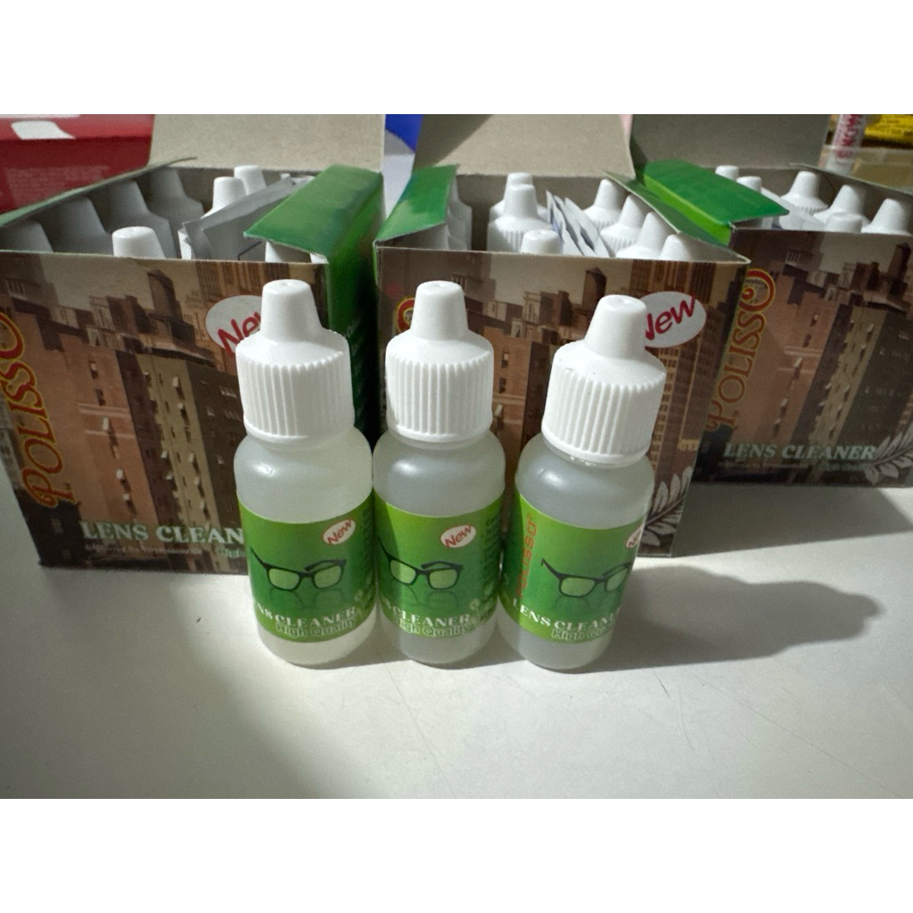 Jual Cairan Pembersih Lensa/Polisso Lens Cleaner 12pcs | Shopee Indonesia
