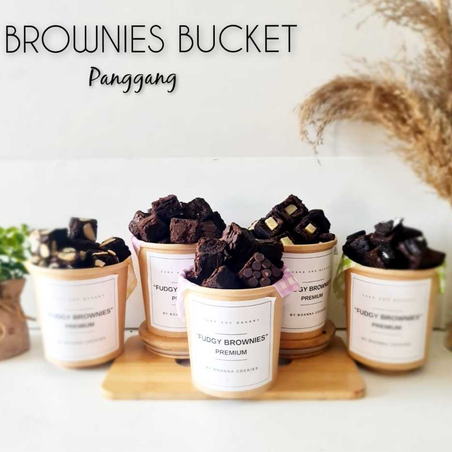 Jual BOANA - Brownies Bucket - Uk 12 Oz & 16 Oz - Pasti Nyoklat Banget ...