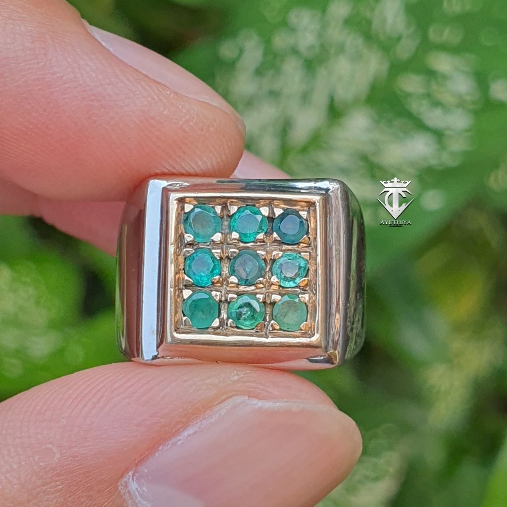 Jual Batu Permata Natural Emerald Beryl Zamrud Zambia Stampel 40.30 Ct ...
