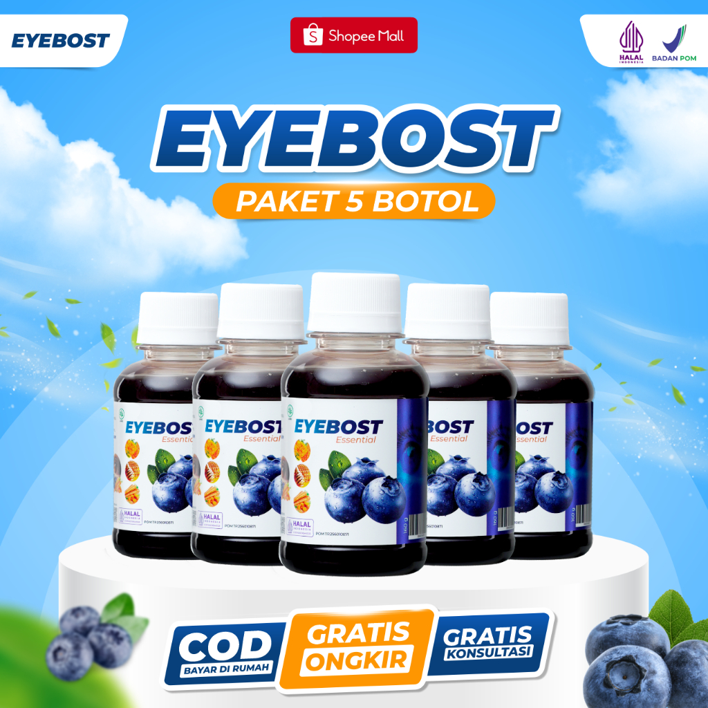 Jual Eyebost – Madu Herbal Vitamin Mata Paket 5 Botol 160gr | Shopee ...