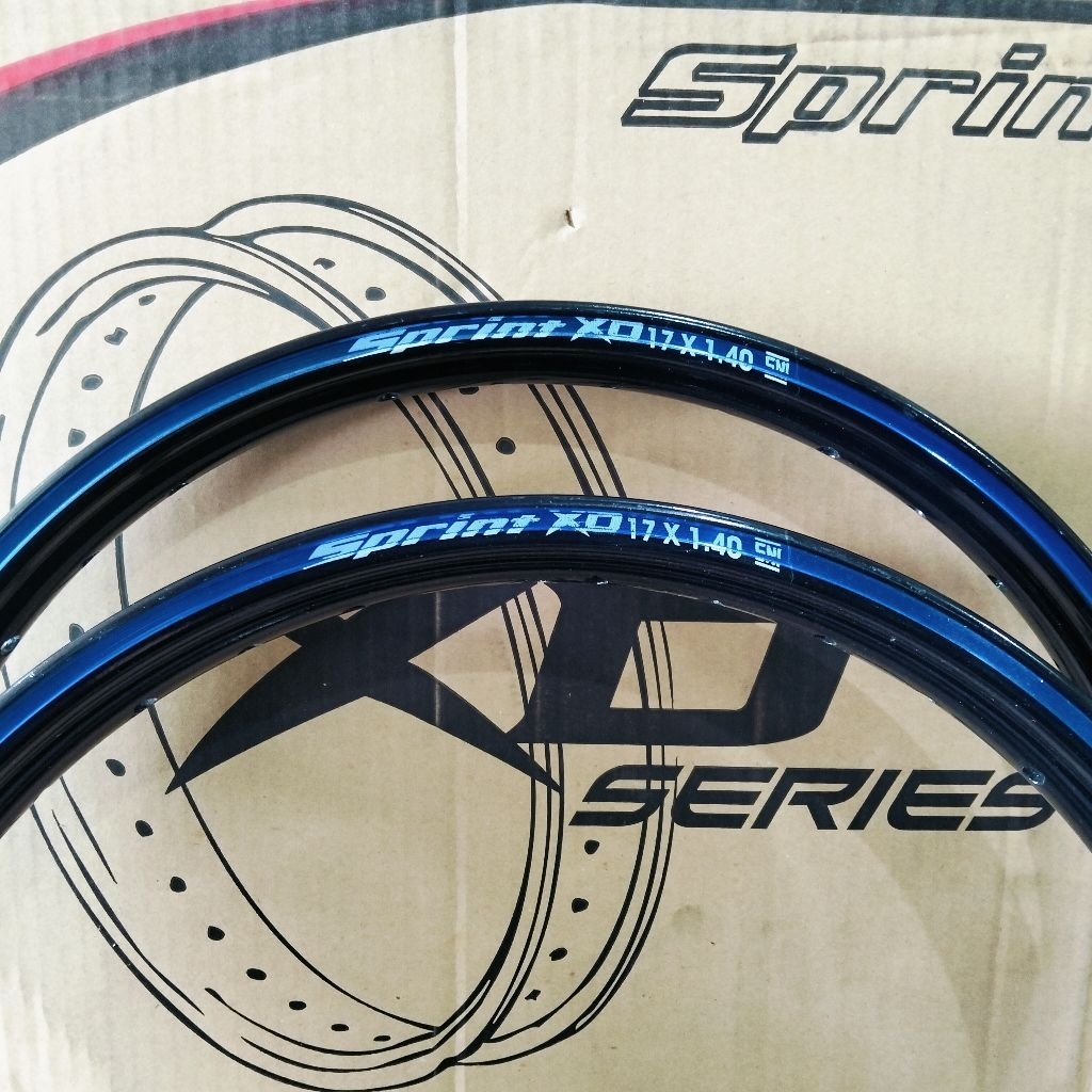 Jual Velg Rossi sprint XD 140/17 Two-tone Blue | Shopee Indonesia