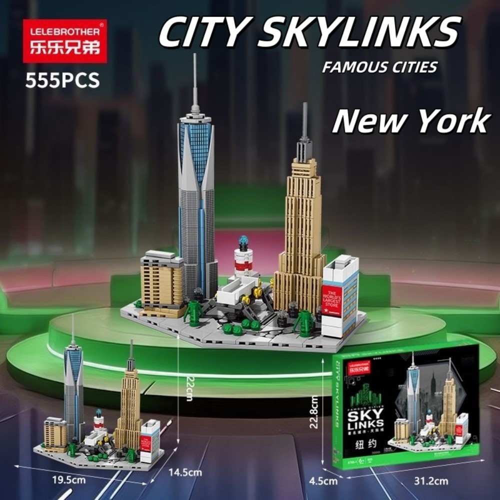 Jual DIY Mainan Bricks Edukasi Opera House Sydney Empire State Building ...